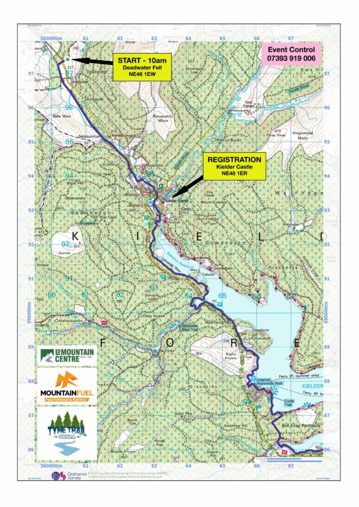 Tyne Trail Ultra | Route Maps Tyne Trail North