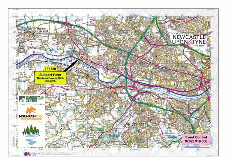 Tyne Trail Ultra | Route Maps Tyne Trail North