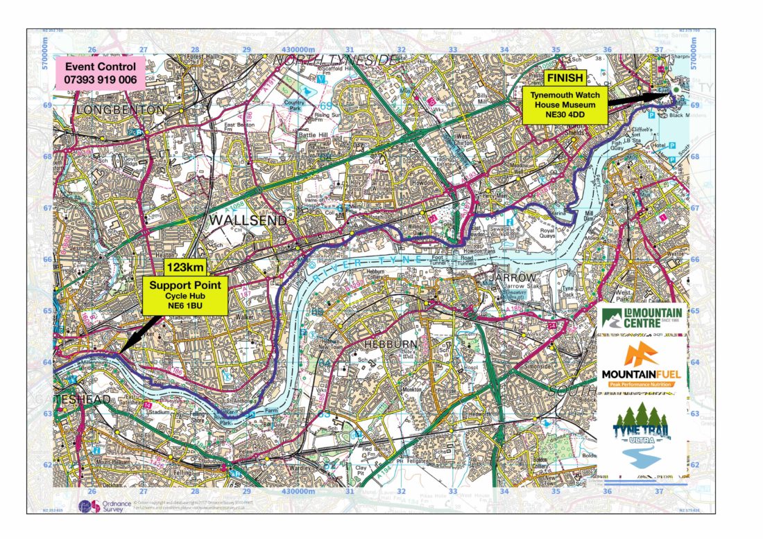 Tyne Trail Ultra | Route Maps Tyne Trail North