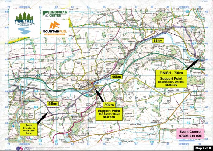 Tyne Trail Ultra | Route Maps Tyne Trail South